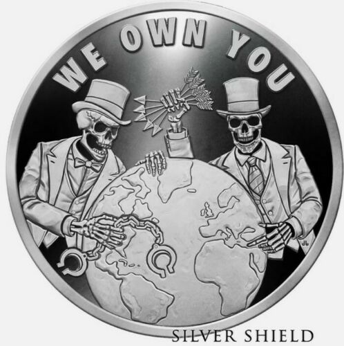 1 oz PROOF - We Own You V2 *Pyramid of Power V2* – Silver Shield ...